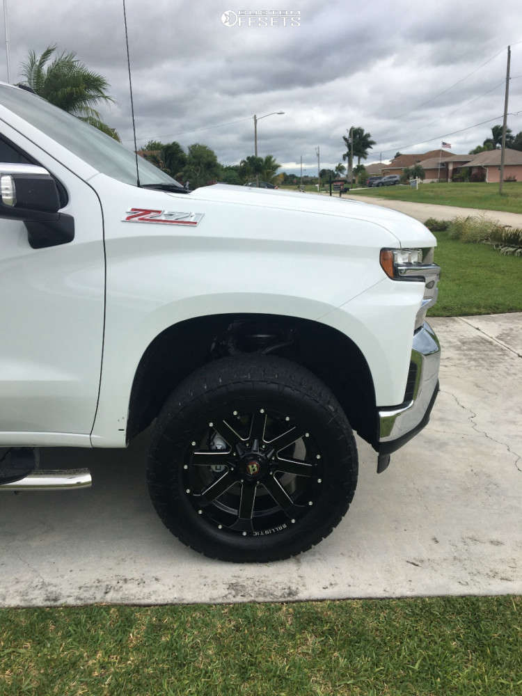 2020 Chevrolet Silverado 1500 with 20x10 -19 Ballistic Rage and 305 ...