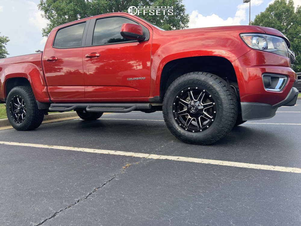 2016 Chevrolet Colorado with 18x9 1 Fuel Maverick and 285/65R18 Toyo ...