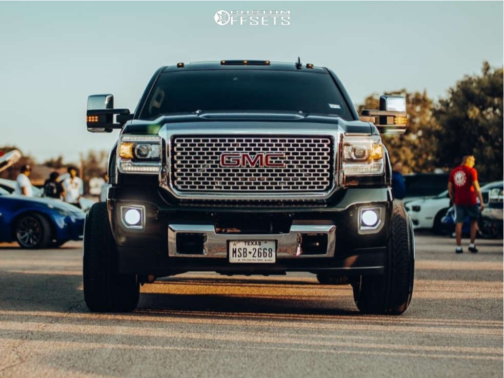 2015 GMC Sierra 2500 HD with 24x14 -76 Hostile Vulcan and 305/35R24 ...