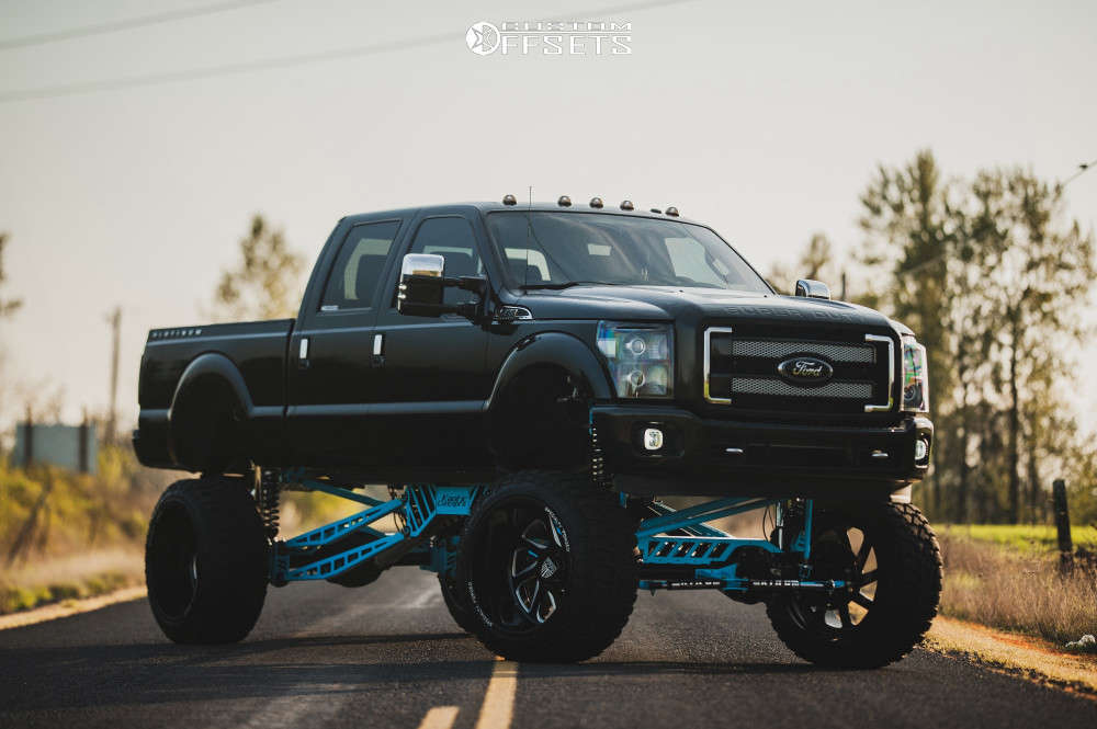 2015 Ford F-350 Super Duty with 26x16 -101 Specialty Forged SF017 and ...