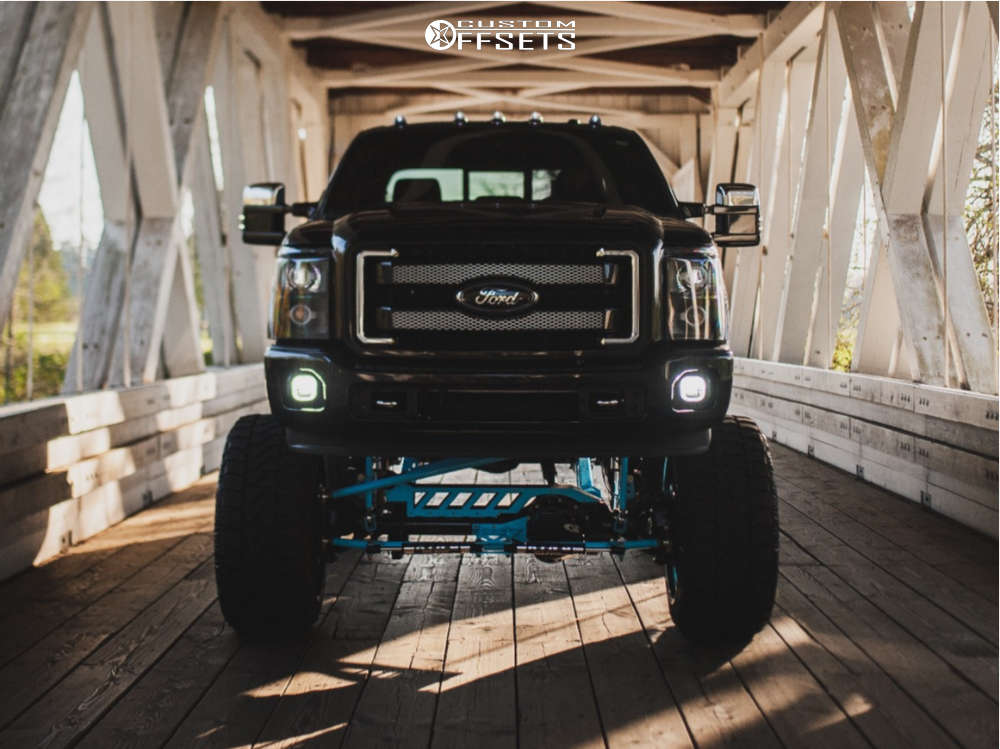 2015 Ford F-350 Super Duty with 26x16 -101 Specialty Forged SF017 and ...