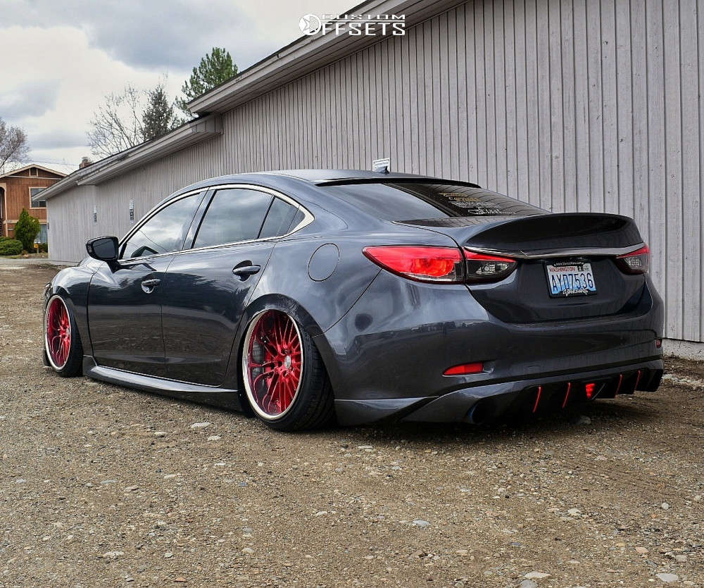 2015 Mazda 6 with 19x10 20 Riverside Trafficstar Rtm and 235/35R19 ...