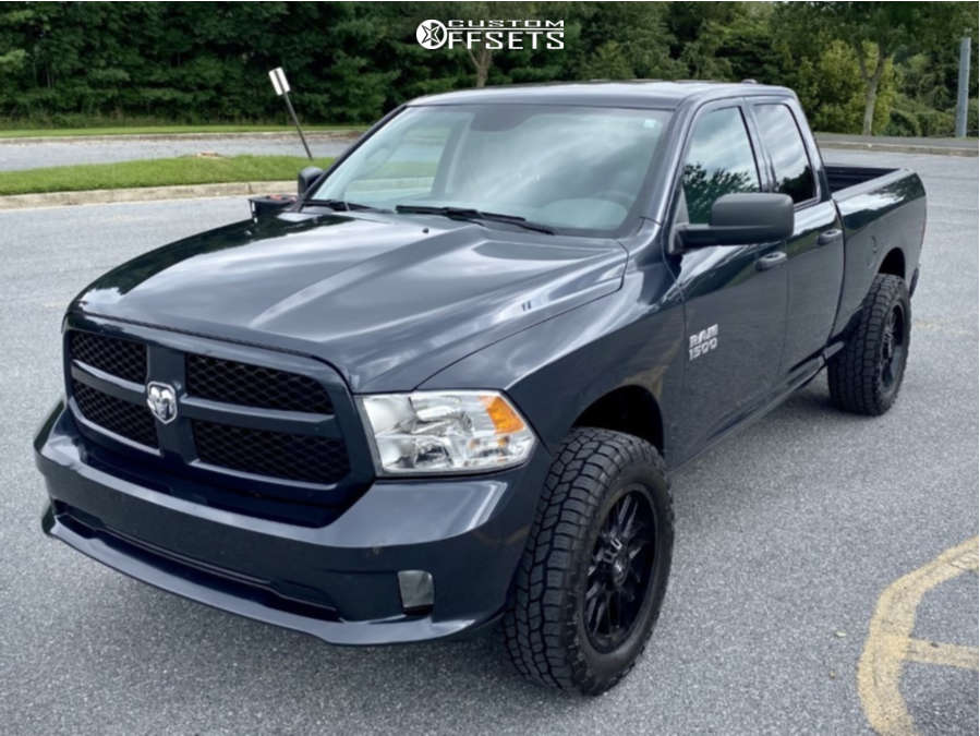 2017 Ram 1500 with 20x9 18 Motiv Offroad Magnus and 33/12.5R20 Cooper ...