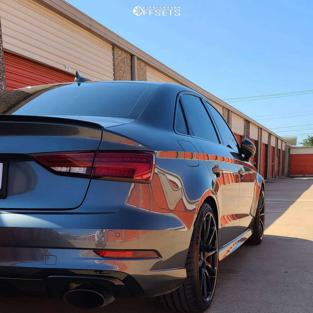 2018 Audi RS3 with 19x9 40 Neuspeed Rse102 and 245/35R19 Michelin Pilot ...