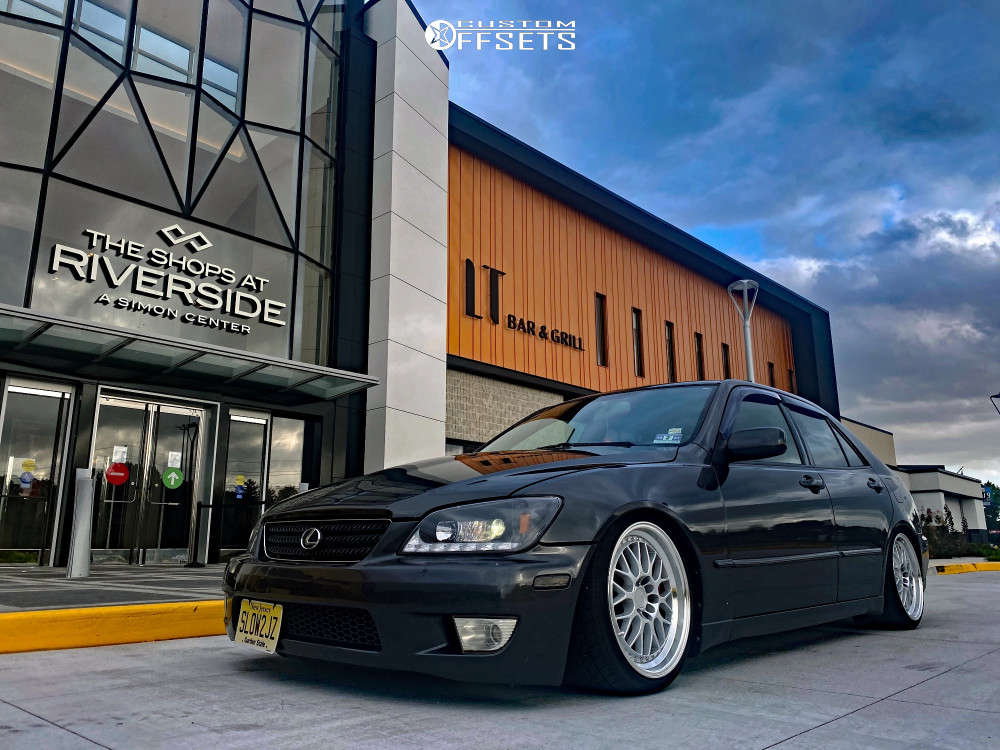 2005 Lexus IS300 with 17x8 35 Aodhan Ah02 and 205/40R17 Vercelli Strada ...