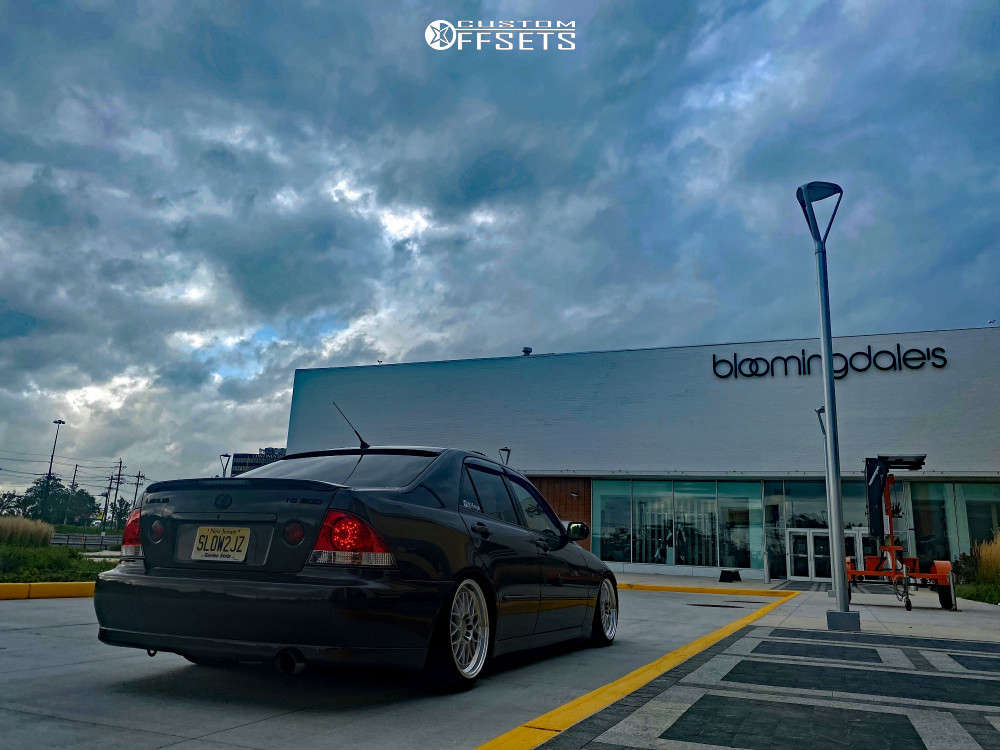 2005 Lexus IS300 with 17x8 35 Aodhan Ah02 and 205/40R17 Vercelli Strada ...