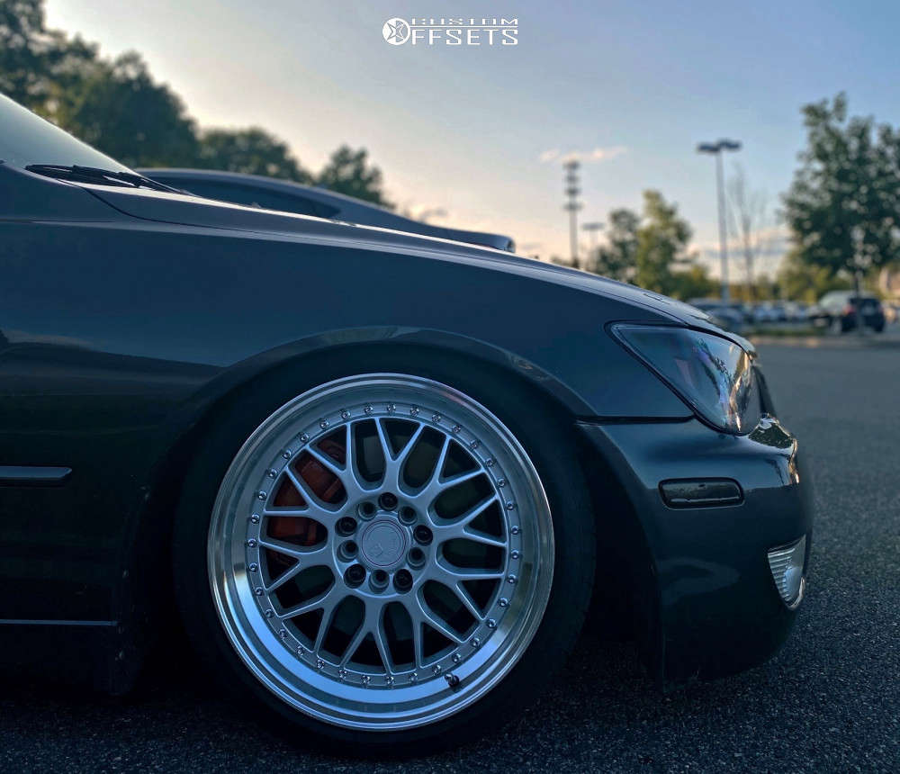 2005 Lexus IS300 with 17x8 35 Aodhan Ah02 and 205/40R17 Vercelli Strada ...