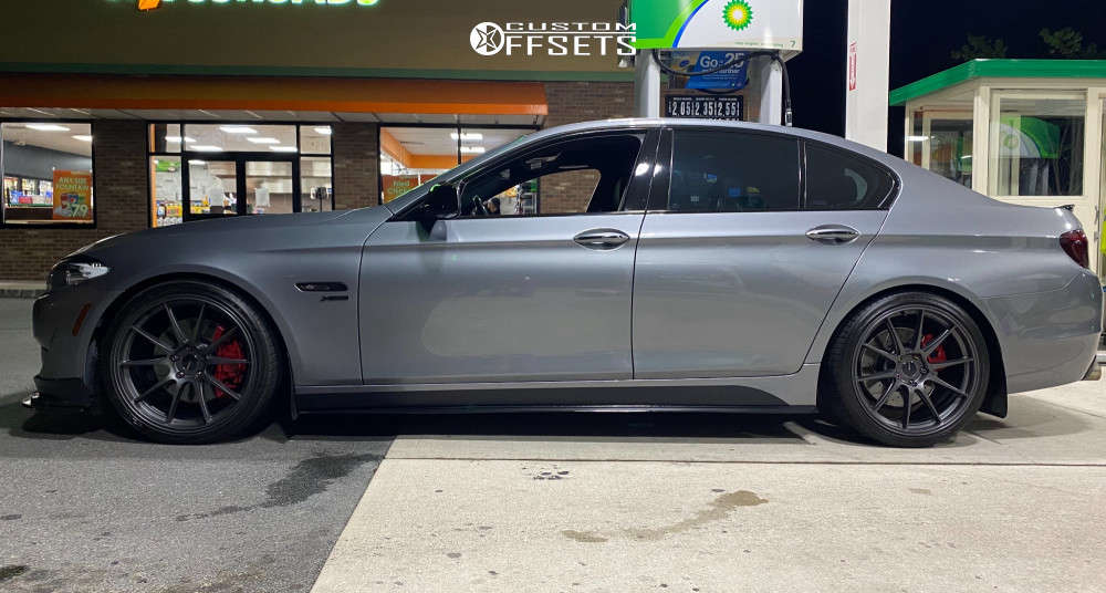 2012 BMW 528i XDrive with 20x9 25 Ambit Rs18 and 245/35R20 Falken ...