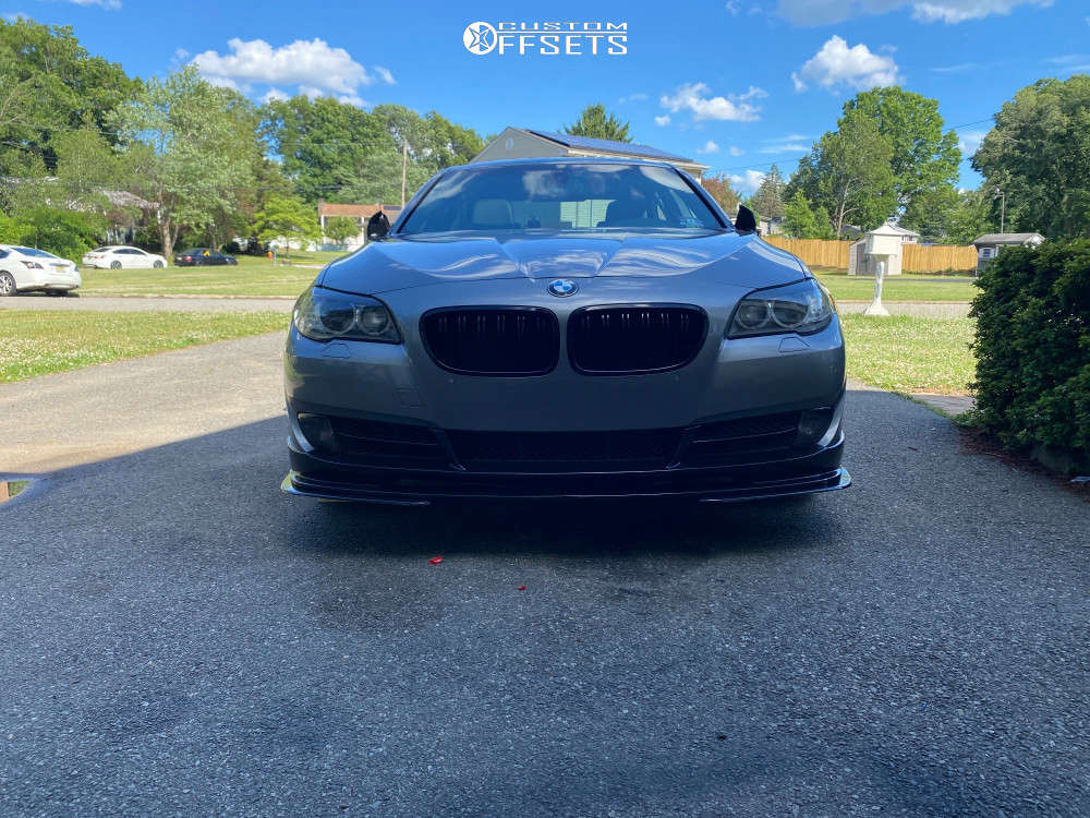 2012 BMW 528i XDrive with 20x9 25 Ambit Rs18 and 245/35R20 Falken ...