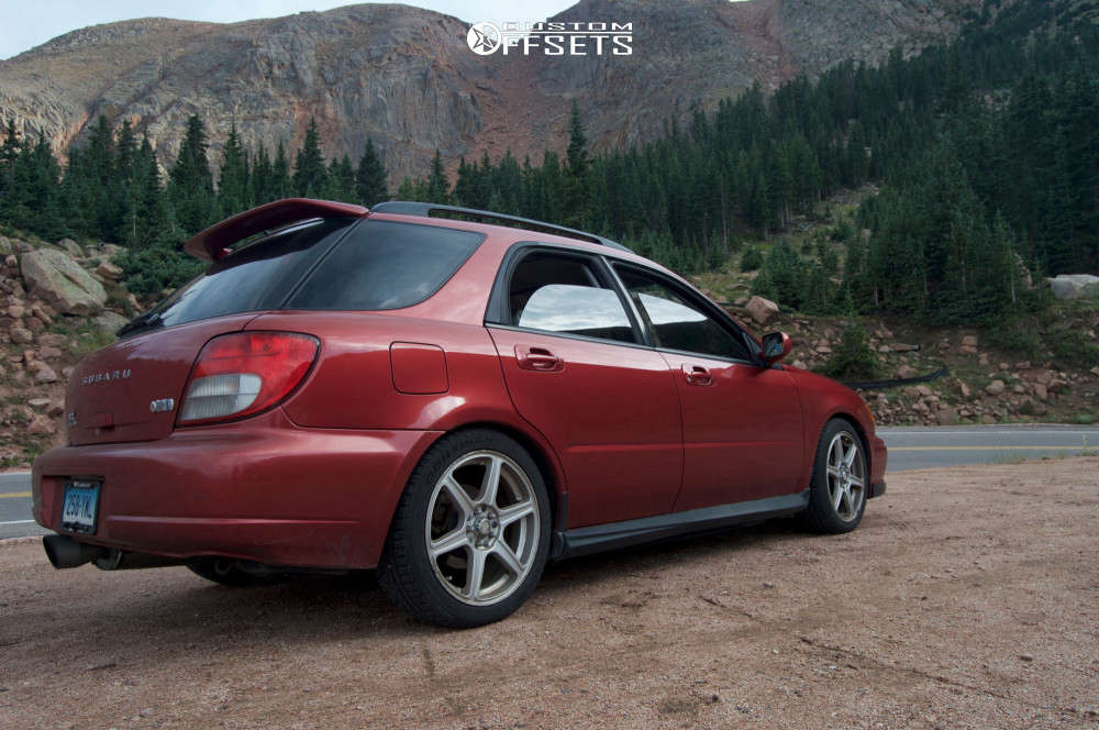 2002 Subaru Impreza with 17x7 48 Kazera Kz-a and 225/45R17 BFGoodrich G ...