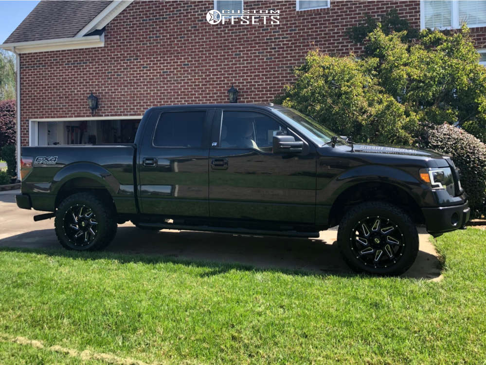 2010 Ford F-150 with 20x10 -24 Vision Spyder and 33/12.5R20 Venom Power ...