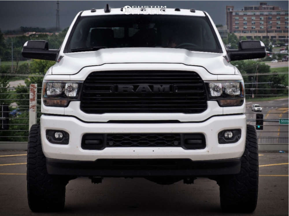 2019 Ram 2500 with 24x12 -44 KG1 Forged Knox and 325/45R24 Delinte Dx ...