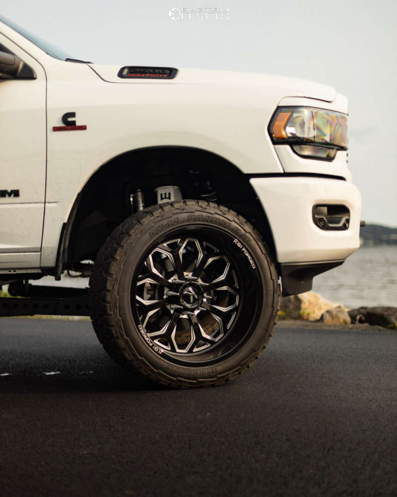 2019 Ram 2500 with 24x12 -44 KG1 Forged Knox and 325/45R24 Delinte Dx ...
