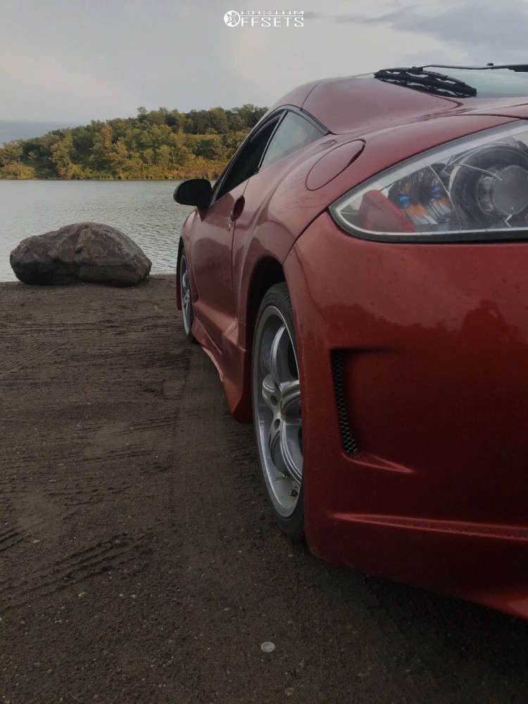 2007 Mitsubishi Eclipse with 20x9.5 30 Enkei Ls-5 and 245/35R20 ...