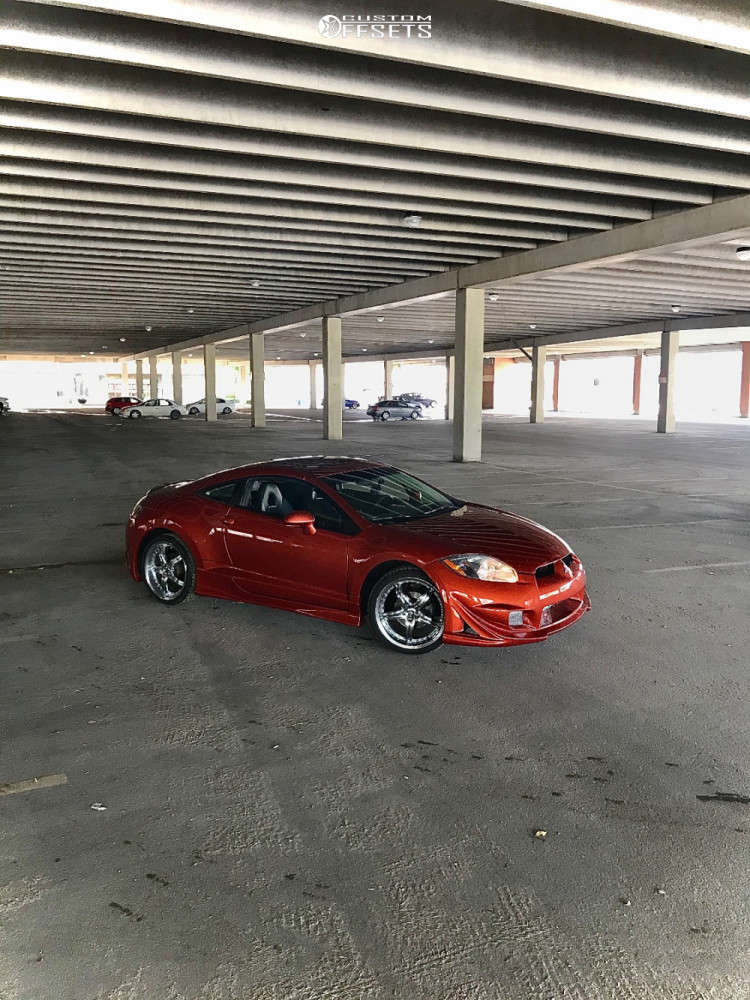 2007 Mitsubishi Eclipse with 20x9.5 30 Enkei Ls-5 and 245/35R20 ...