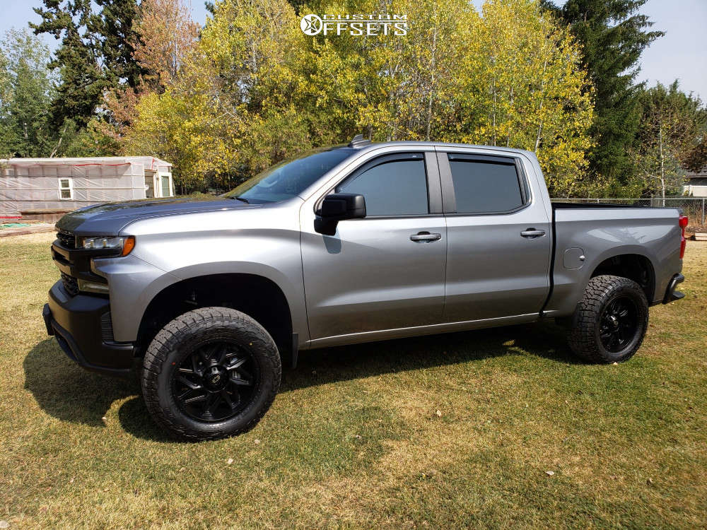 2020 Chevrolet Silverado 1500 with 20x9 0 Vision Spyder and 295/60R20 ...