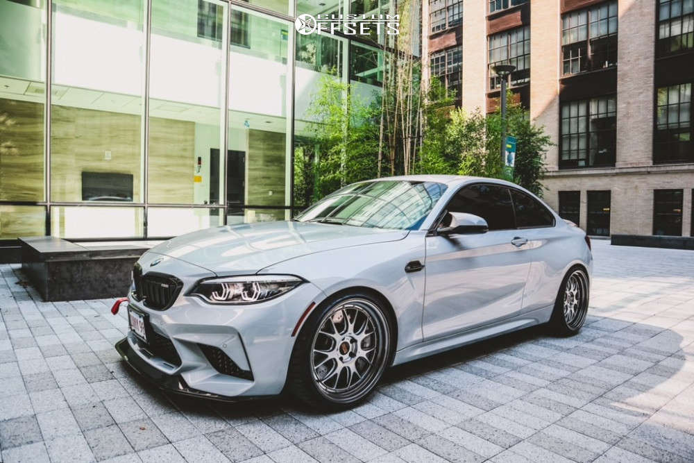 2020 BMW M2 with 20x9.5 23 BBS Lmr and 255/30R20 Michelin Pilot Sport 4 ...