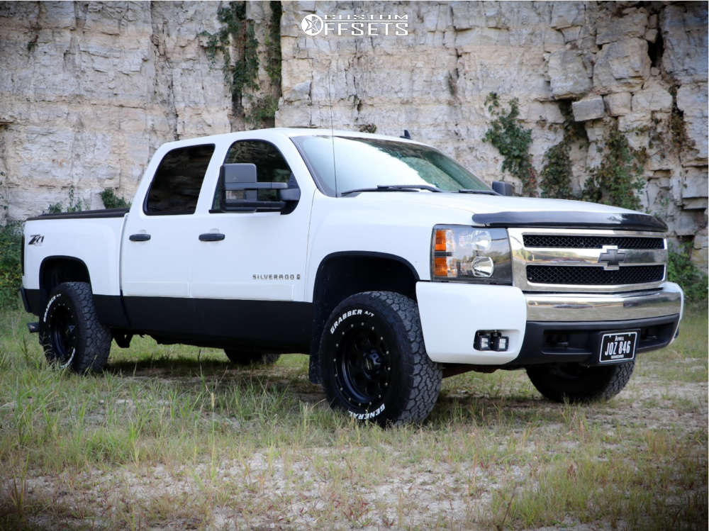 2008 Chevrolet Silverado 1500 with 17x9 -6 Pro Comp Series 45 and 265 ...