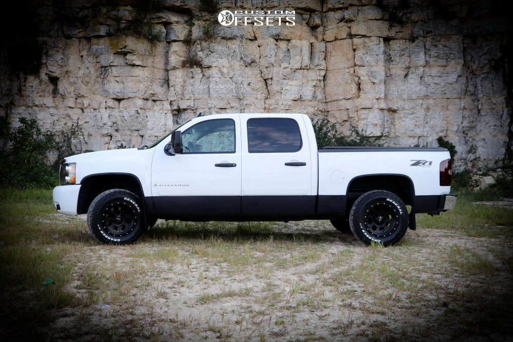 2008 Chevrolet Silverado 1500 with 17x9 -6 Pro Comp Series 45 and 265 ...