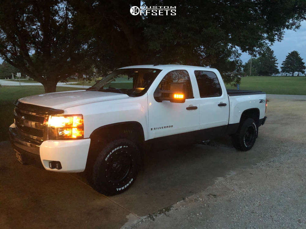 2008 Chevrolet Silverado 1500 with 17x9 -6 Pro Comp Series 45 and 265 ...