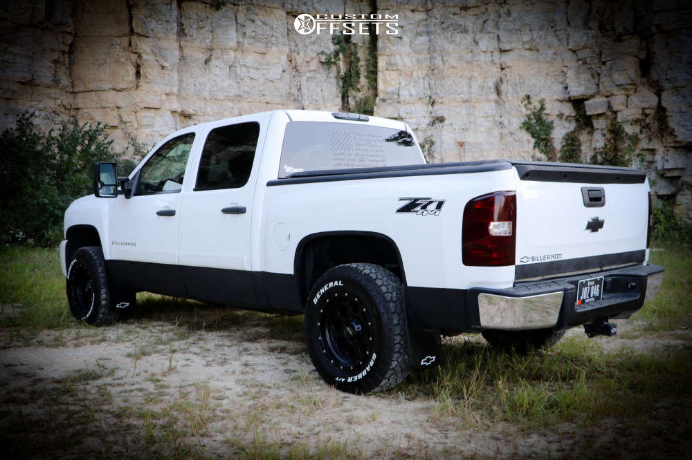 2008 Chevrolet Silverado 1500 with 17x9 -6 Pro Comp Series 45 and 265 ...