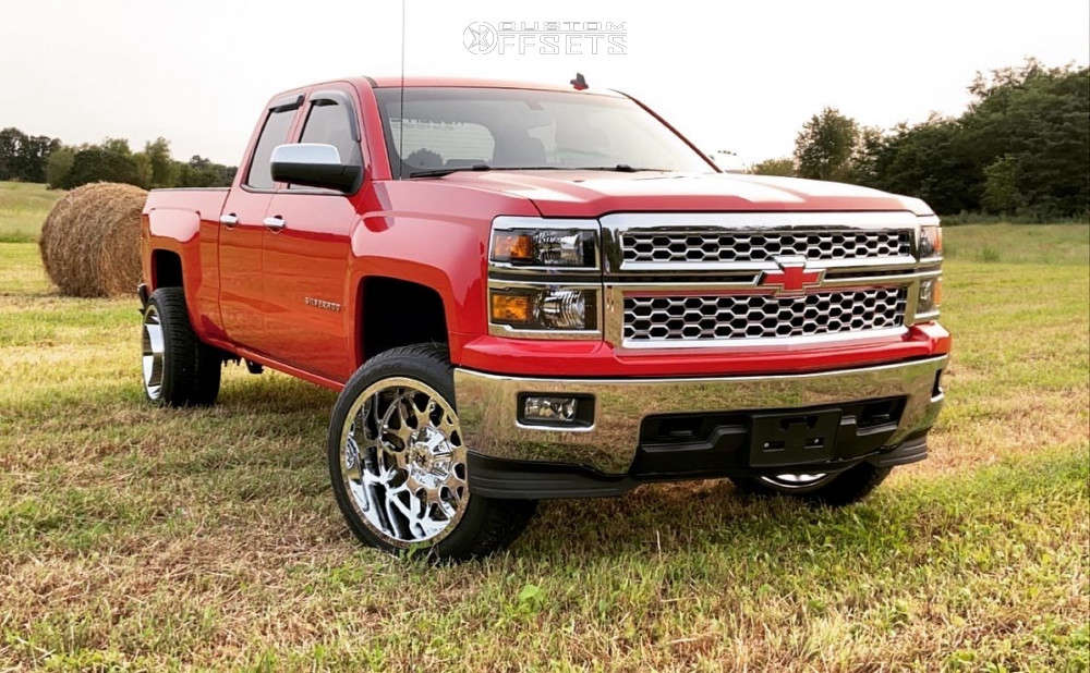 2014 Chevrolet Silverado 1500 with 22x12 -44 RBP 73r and 305/50R22 ...