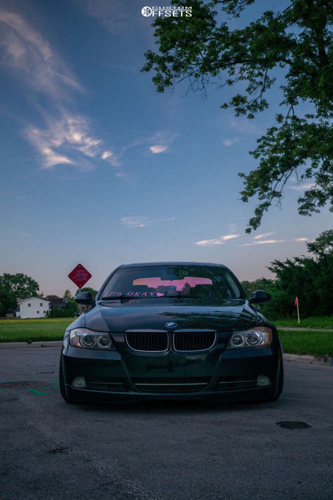 2006 BMW 325i with 18x9 38 Avant Garde M240 and 205/40R18 Achilles Atr ...