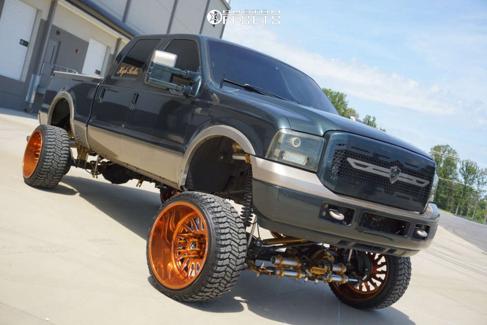 2005 Ford F-250 Super Duty with 22x14 -76 Fuel Forged Ff30 and 33/13 ...
