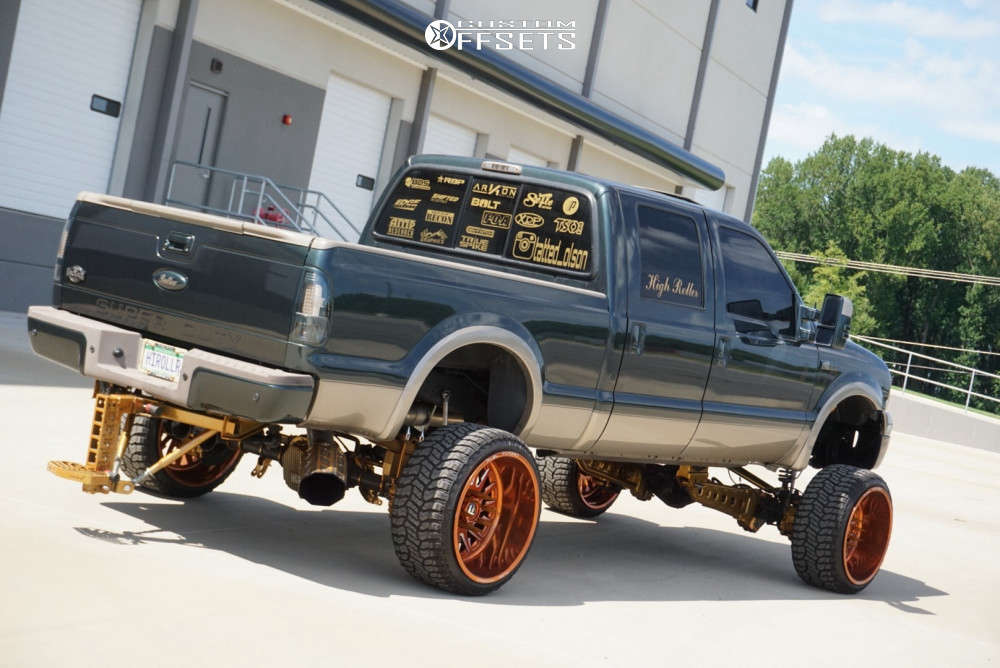 2005 Ford F-250 Super Duty with 22x14 -76 Fuel Forged Ff30 and 33/13 ...