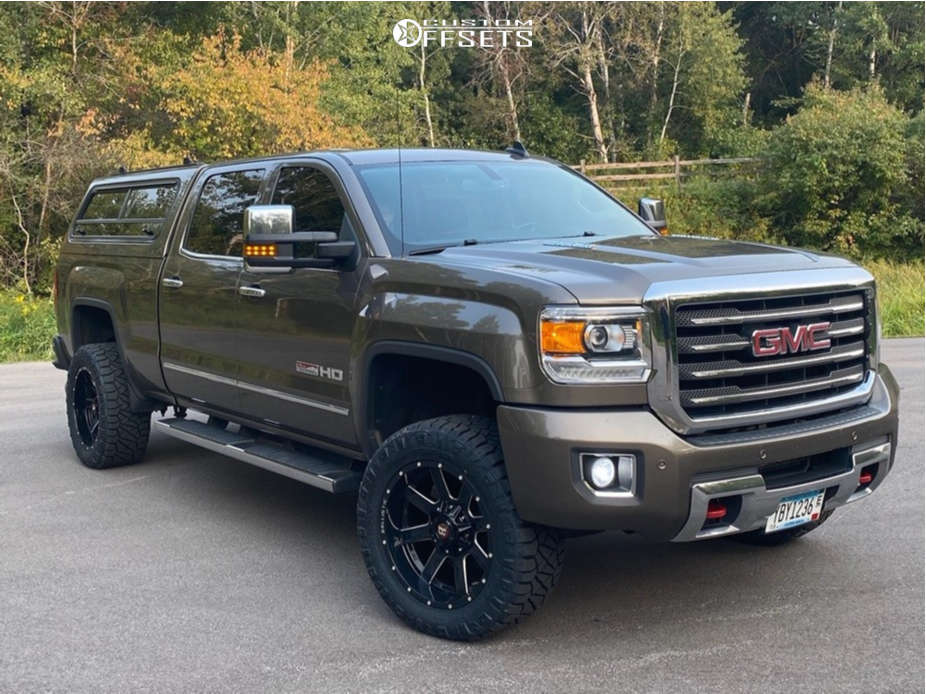 2015 GMC Sierra 3500 HD with 20x10 -19 Ballistic Rage and 33/12.5R20 ...