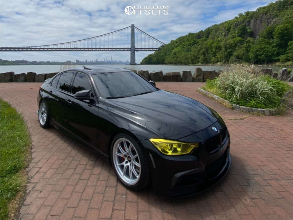 2015 BMW 335i with 18x9 30 Apex Fl-5 and 255/35R18 Michelin Pilot Sport ...