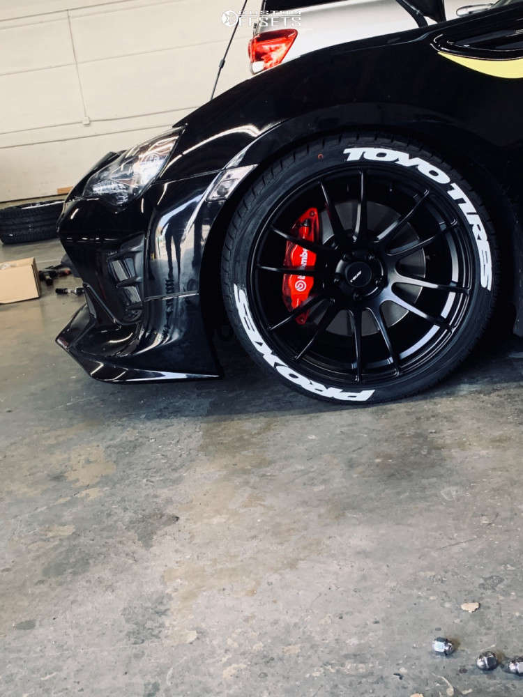 2019 Toyota 86 with 18x9.5 38 AVID1 AV20 and 255/35R18 Achilles Atr ...