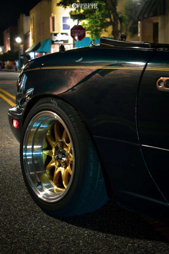 1995 Mazda MX-5 Miata with 15x8 0 MST Mt11 and 195/50R15 Ironman Imove ...