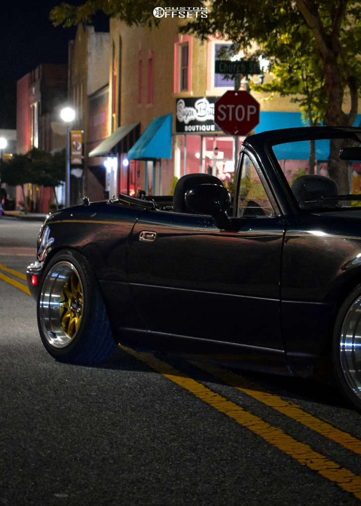 1995 Mazda MX-5 Miata with 15x8 0 MST Mt11 and 195/50R15 Ironman Imove ...