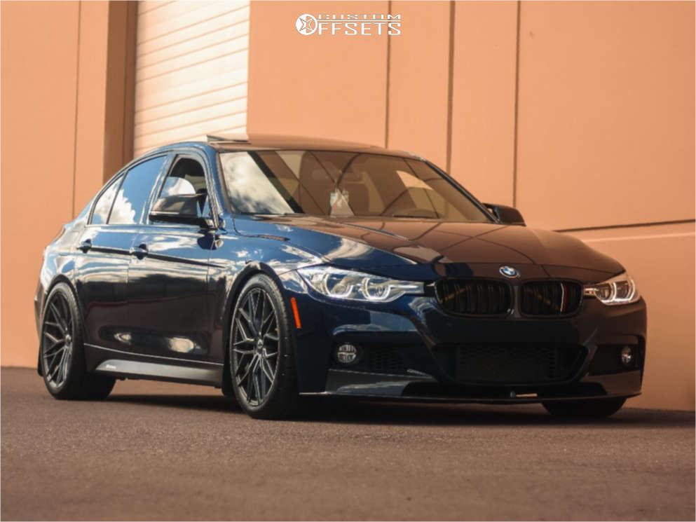 2018 BMW 340i XDrive with 19x8.5 32 305 Forged FT107 and 245/40R19 ...