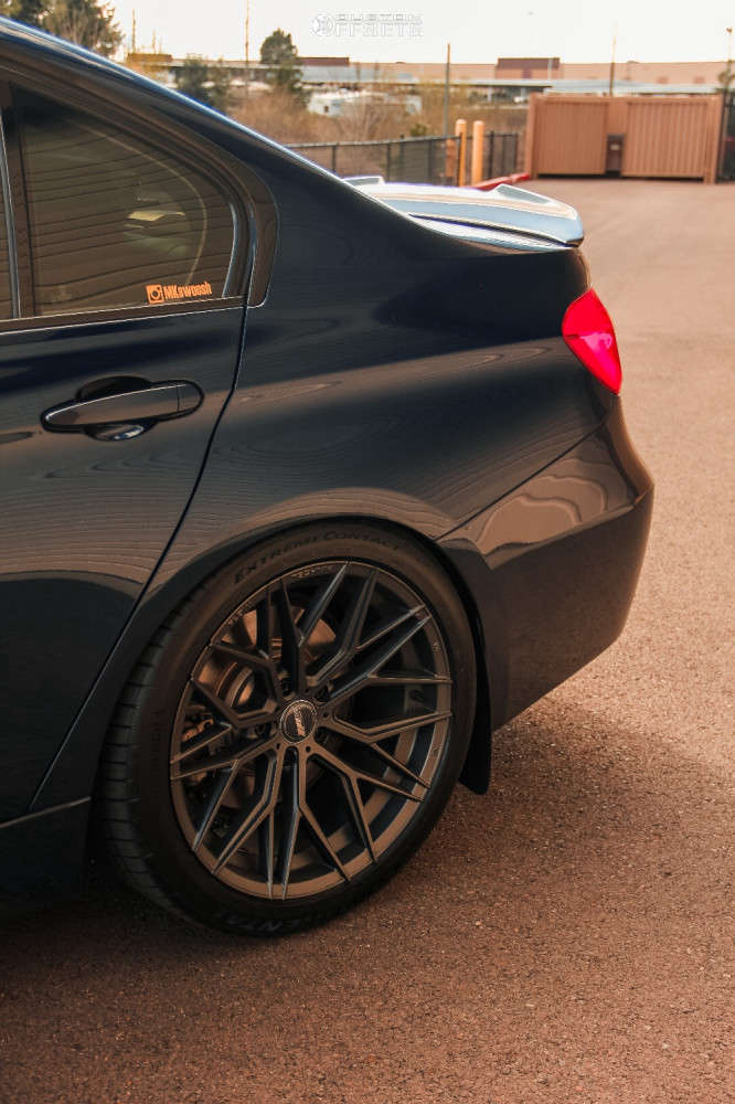 2018 BMW 340i XDrive with 19x8.5 32 305 Forged FT107 and 245/40R19 ...