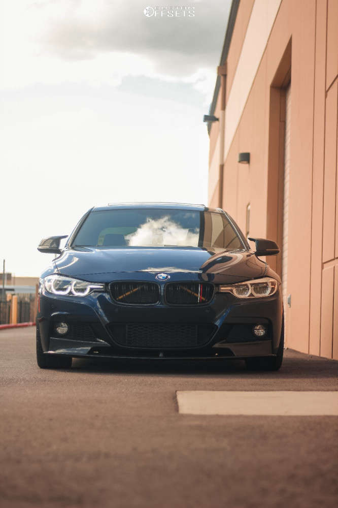 2018 BMW 340i XDrive with 19x8.5 32 305 Forged FT107 and 245/40R19 ...