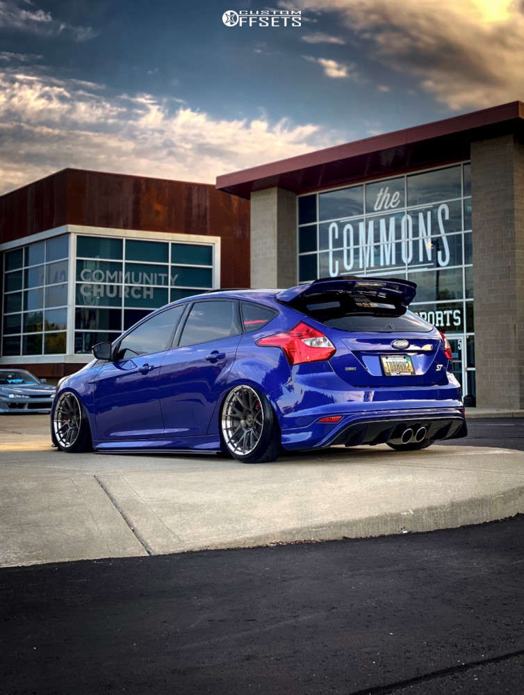 2014 Ford Focus with 18x9.5 35 BC Forged Hca 383 and 215/40R18 Nitto ...