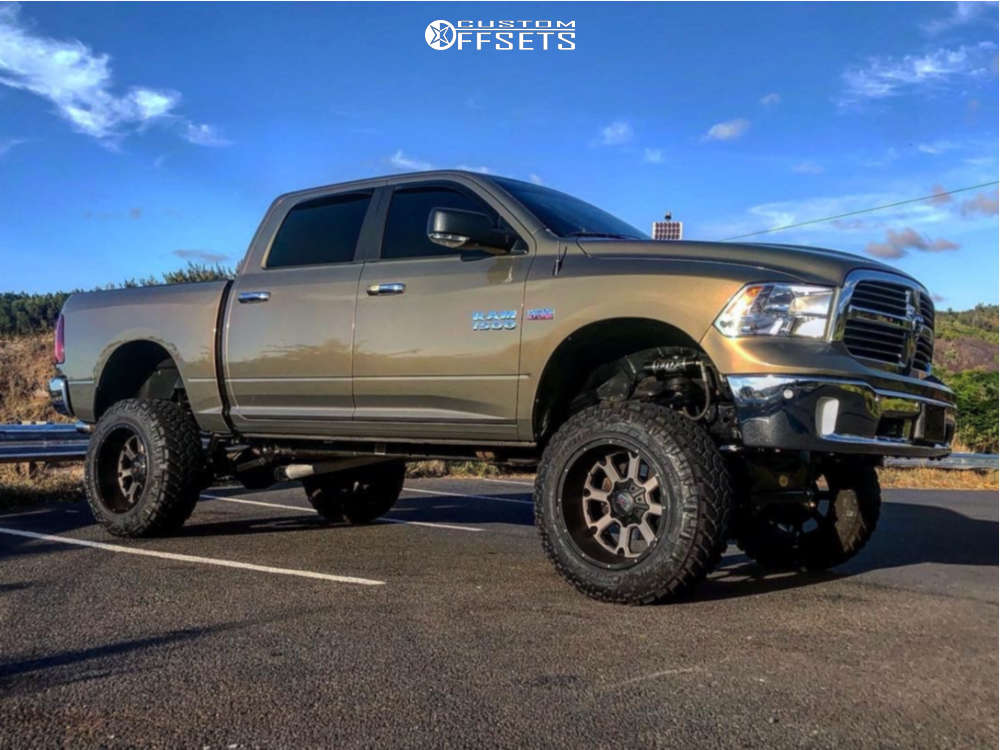 2014 Ram 1500 with 20x12 -44 XD Buck and 35/12.5R20 Nitto Trail ...