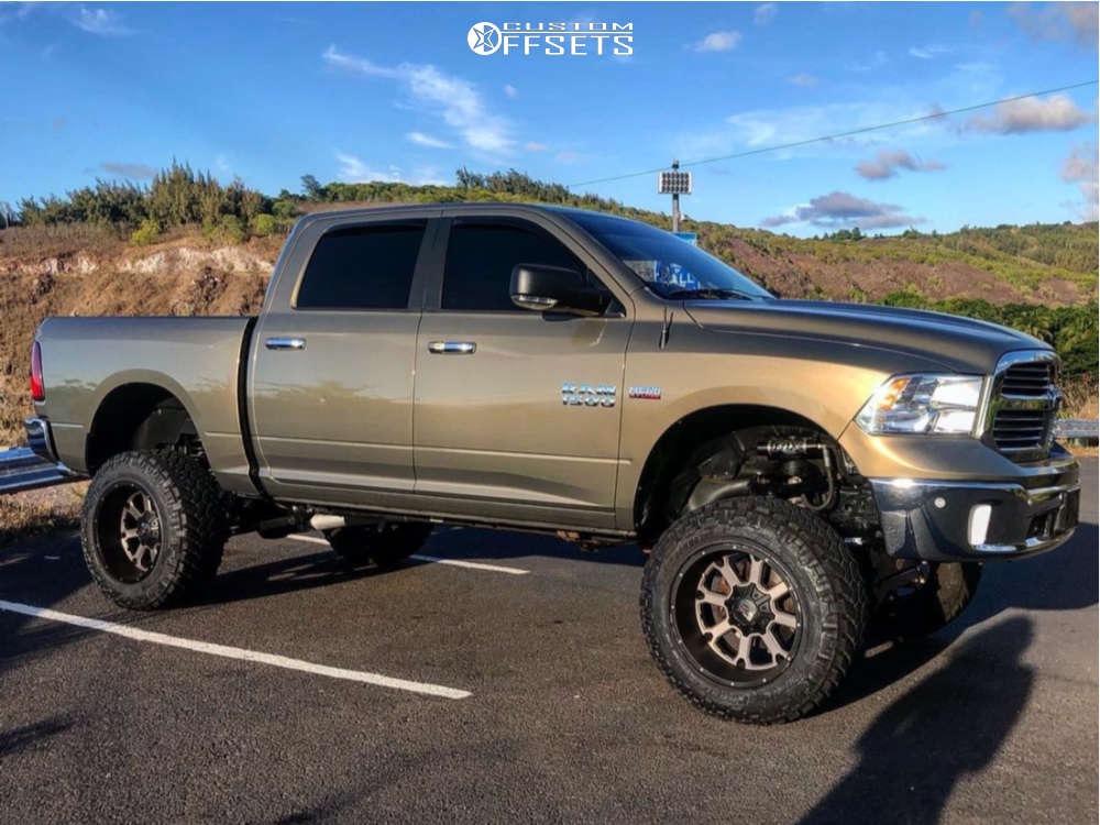 2014 Ram 1500 with 20x12 -44 XD Buck and 35/12.5R20 Nitto Trail ...