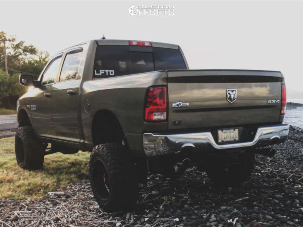 2014 Ram 1500 with 20x12 -44 XD Buck and 35/12.5R20 Nitto Trail ...