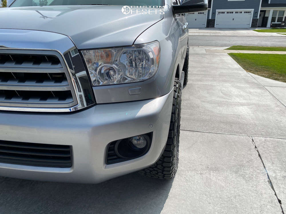 2012 Toyota Sequoia with 20x9 20 Fuel Sledge and 285/60R20 Toyo Tires ...