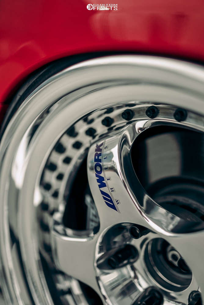 2017 Subaru WRX STI with 18x10 18 Work Meister S1 3p and 225/35R18 ...