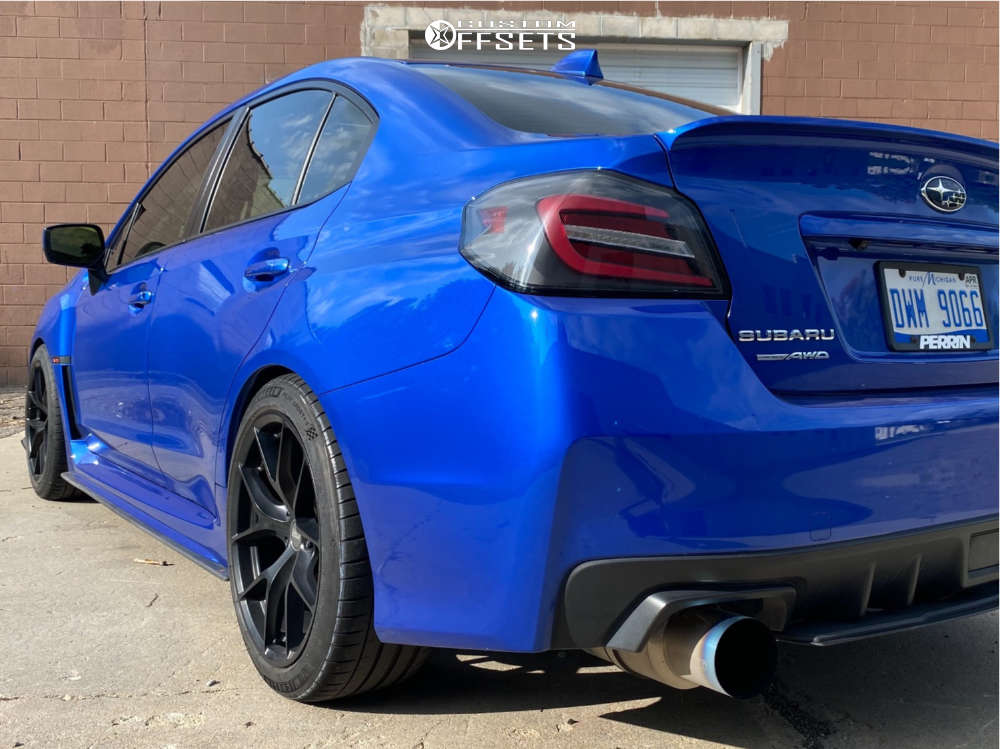 2018 Subaru WRX with 18x9.5 35 ESR Rf2 and 245/40R18 Michelin Pilot ...