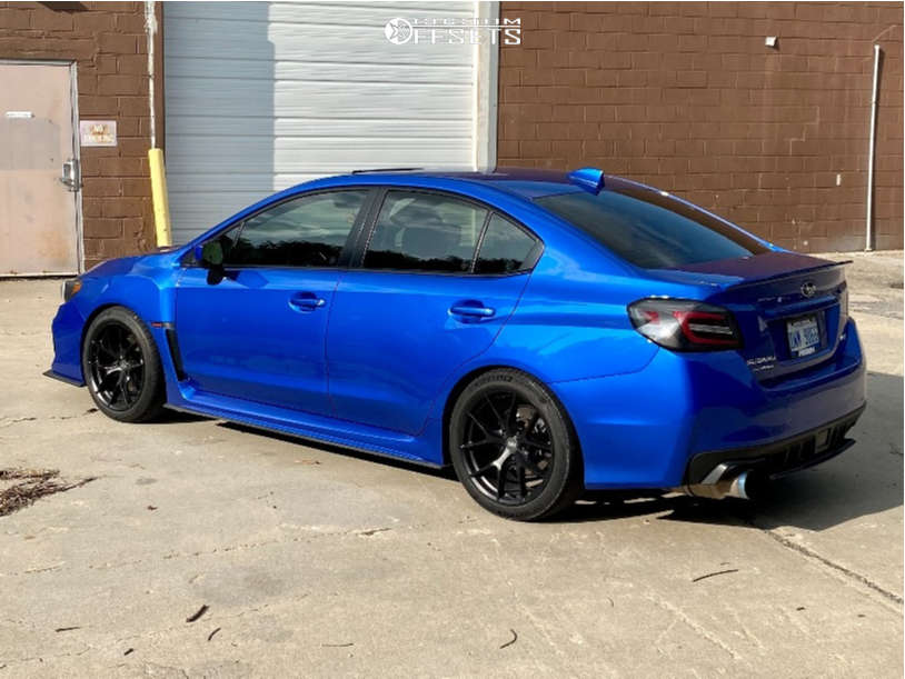 2018 Subaru WRX with 18x9.5 35 ESR Rf2 and 245/40R18 Michelin Pilot ...