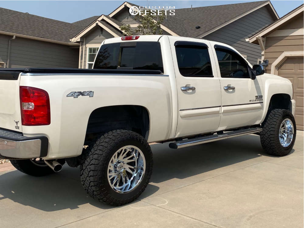 2013 Chevrolet Silverado 1500 with 20x12 -45 Tuff T2a and 35/12.5R20 ...