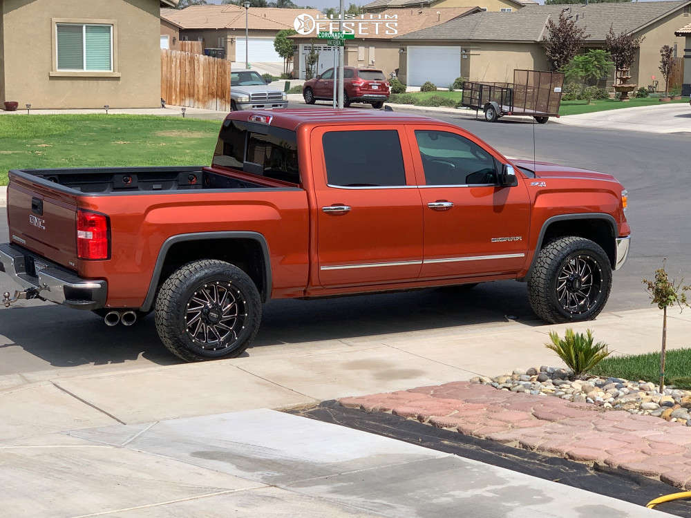 2015 GMC Sierra 1500 with 20x10 -24 Hardrock Crusher and 275/60R20 ...