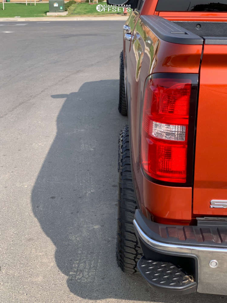 2015 GMC Sierra 1500 with 20x10 -24 Hardrock Crusher and 275/60R20 ...