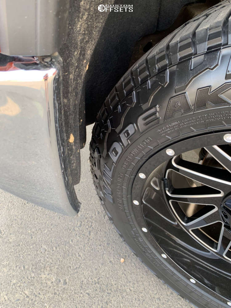 2015 GMC Sierra 1500 with 20x10 -24 Hardrock Crusher and 275/60R20 ...