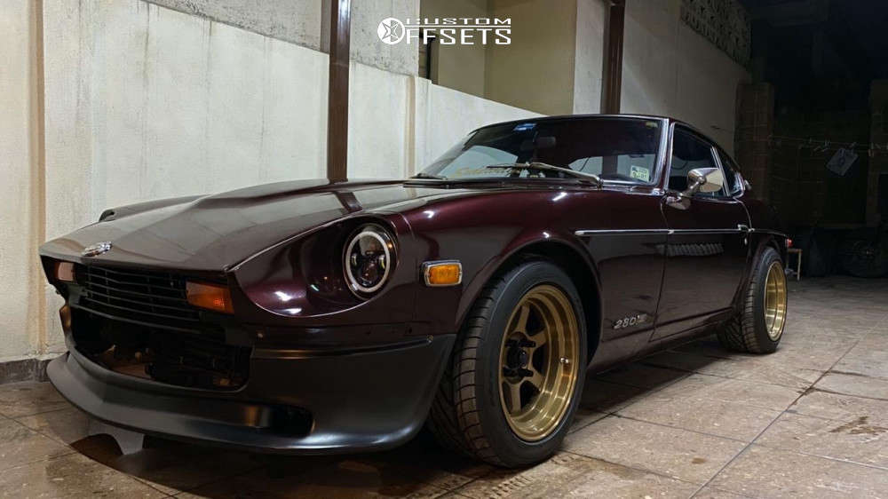 1975 Nissan 280Z with 15x8 0 Rota Grid V and 205/50R15 Nitto Neo Gen ...